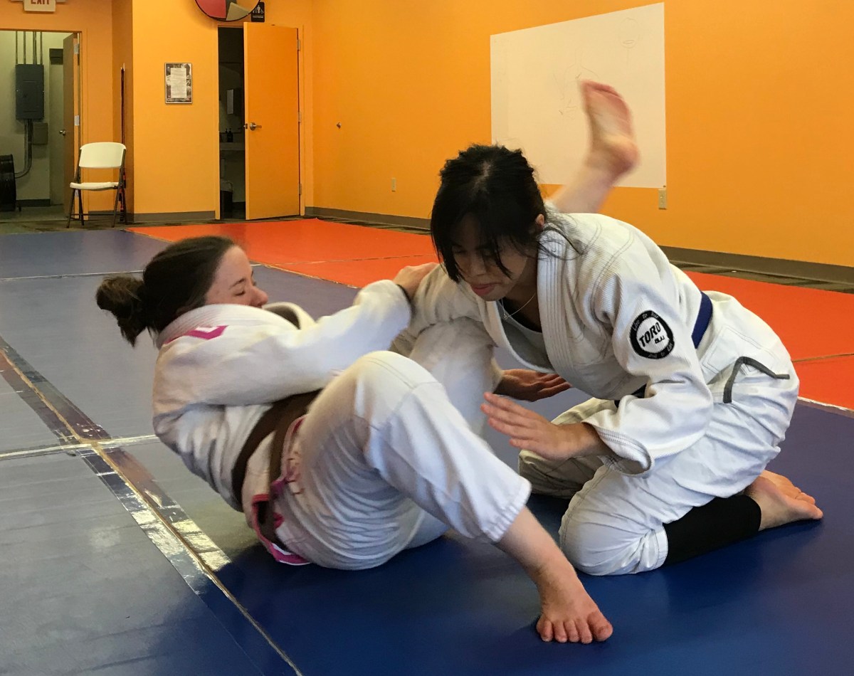 November 2020 Working on A Lasso to Omo Plata combo with Jen and Liz ...